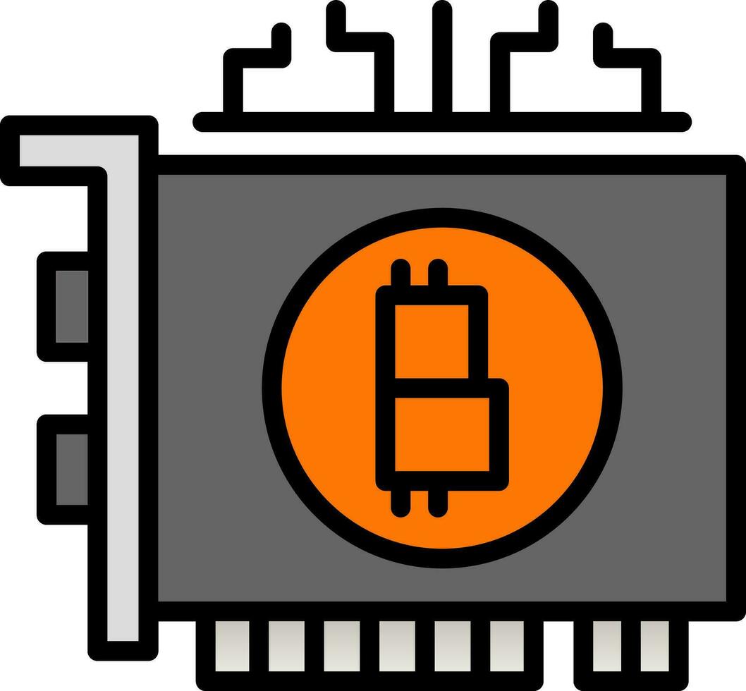 Bitcoin Mining Vector Icon Design 29074084 Vector Art At Vecteezy