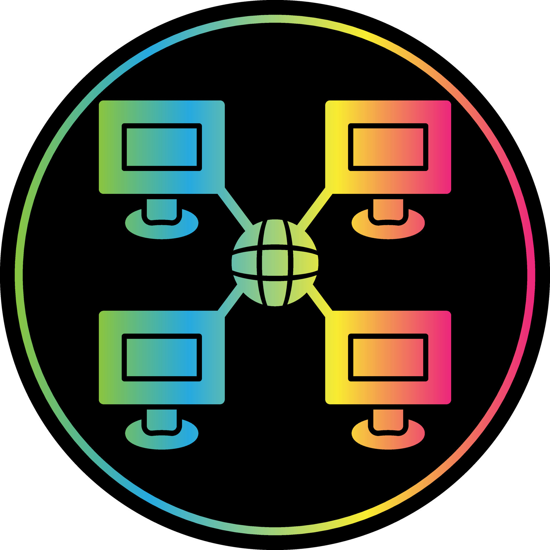 Local network Vector Icon Design 29079391 Vector Art at Vecteezy