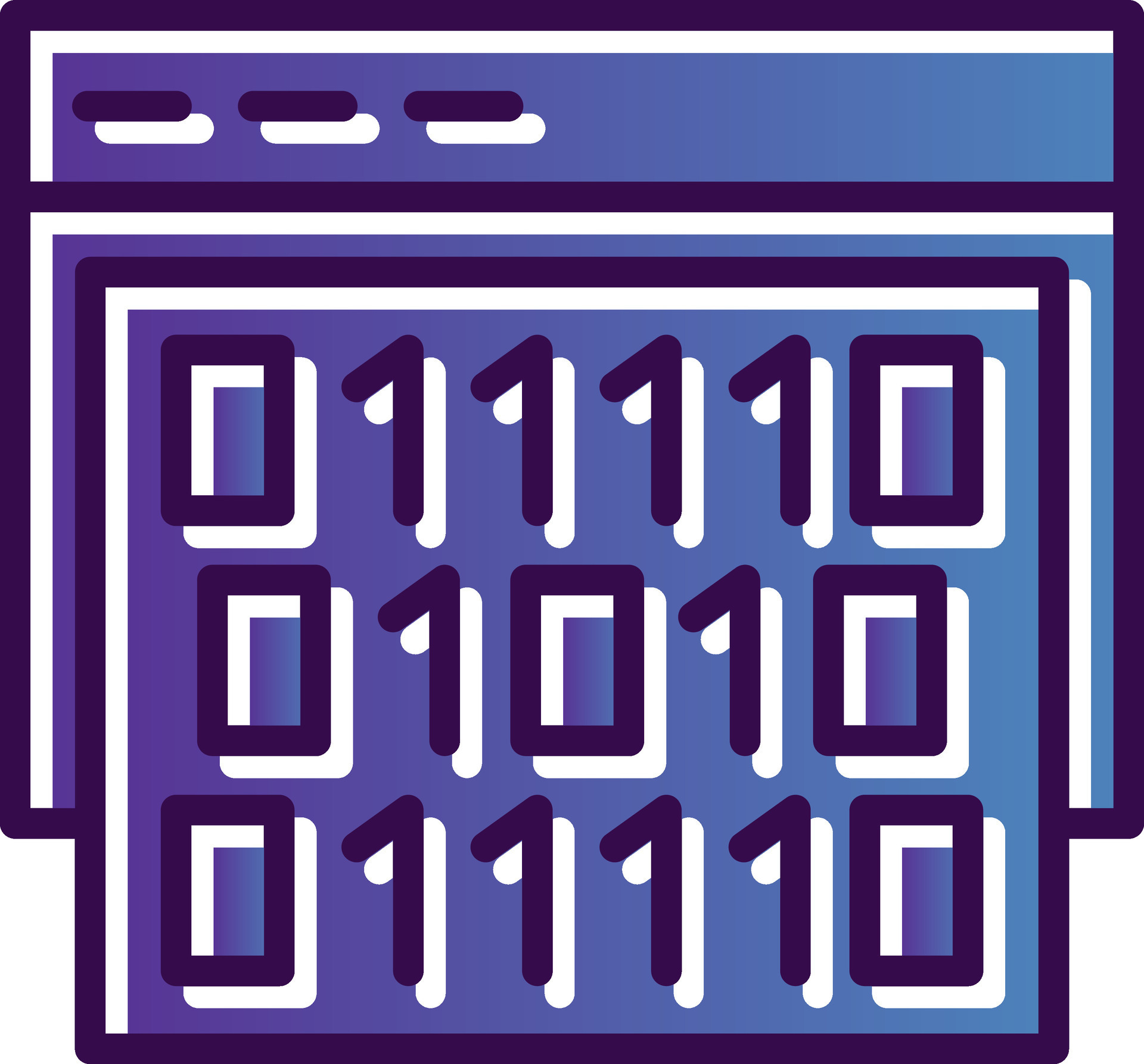 Binary code Vector Icon Design 29081066 Vector Art at Vecteezy Binary code Vector Icon Design 29081066 Vector Art at Vecteezy