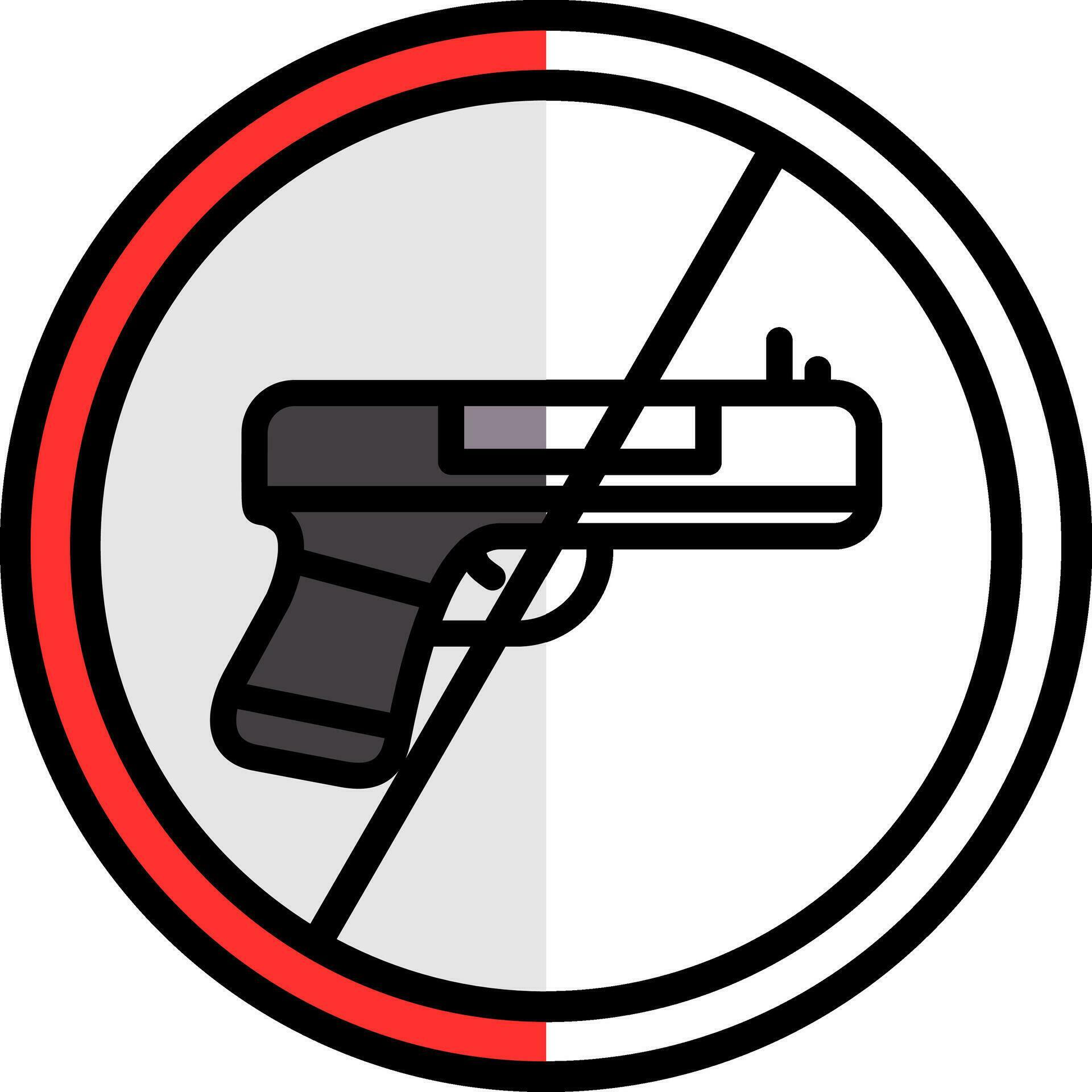 No Weapons Vector Icon Design 29082586 Vector Art at Vecteezy