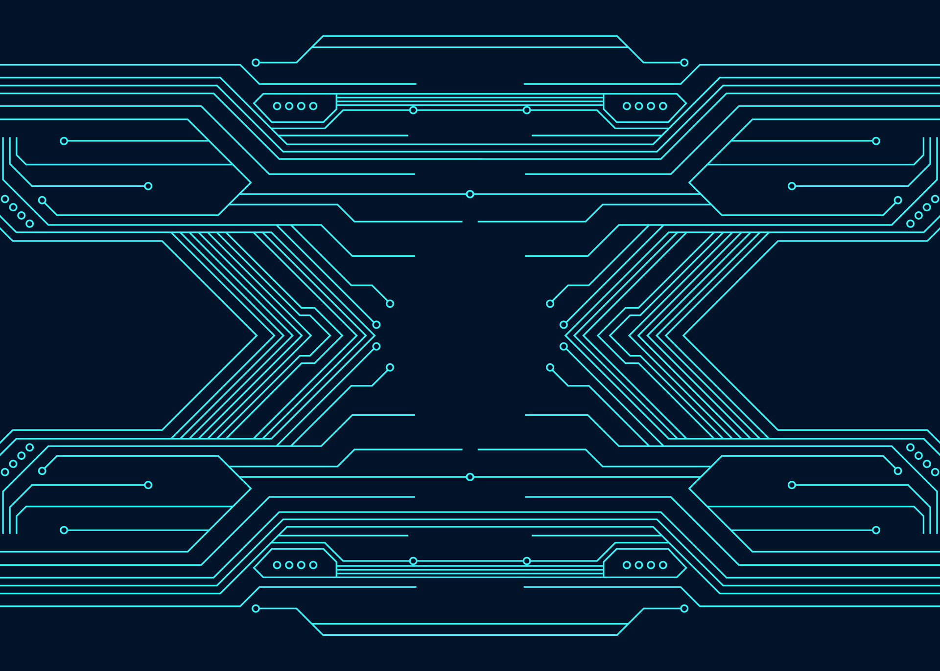 Abstract Technology Futuristic Digital Concept Square Pattern With Lighting Glowing Particles