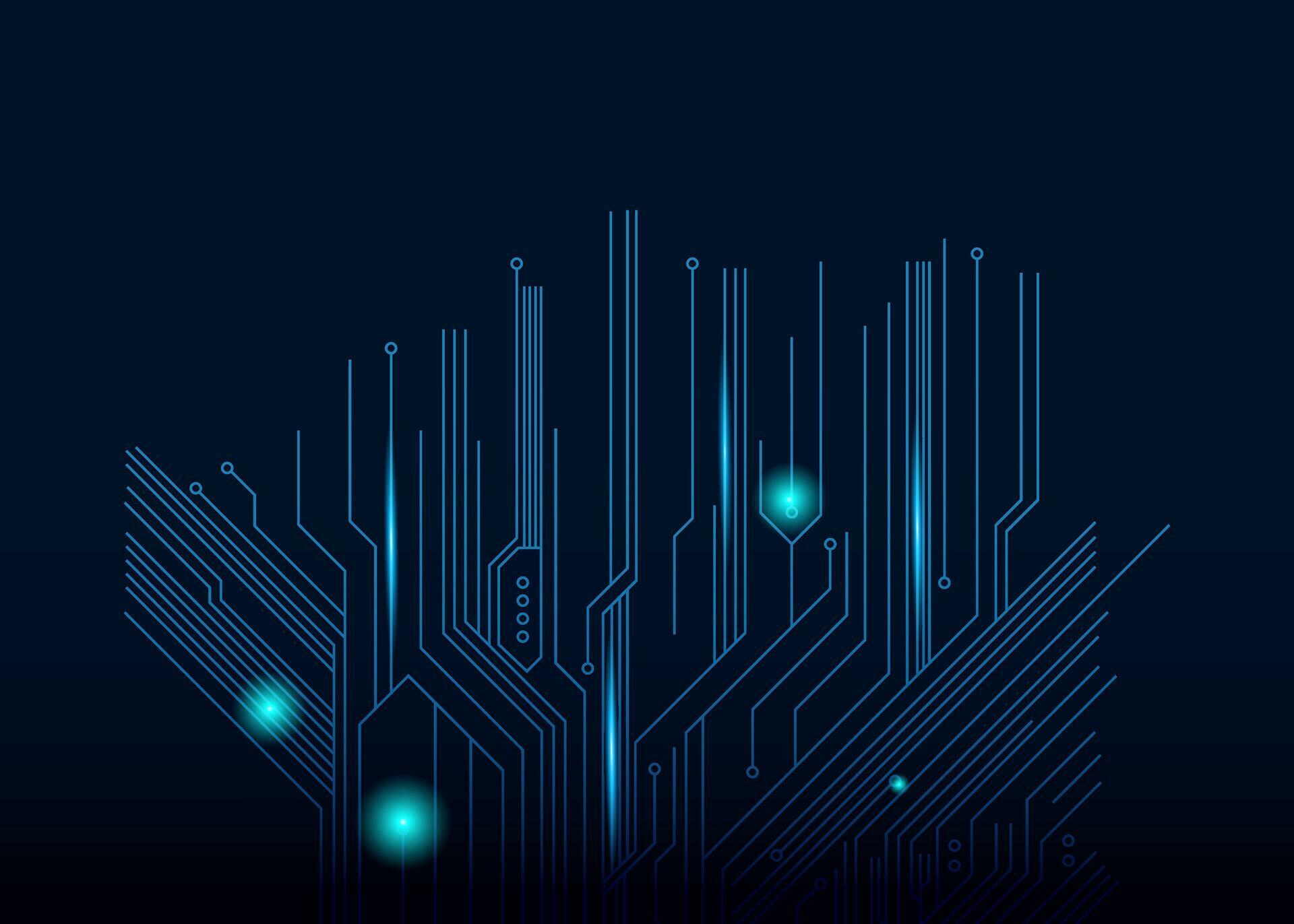 Abstract technology futuristic digital concept square pattern with ...