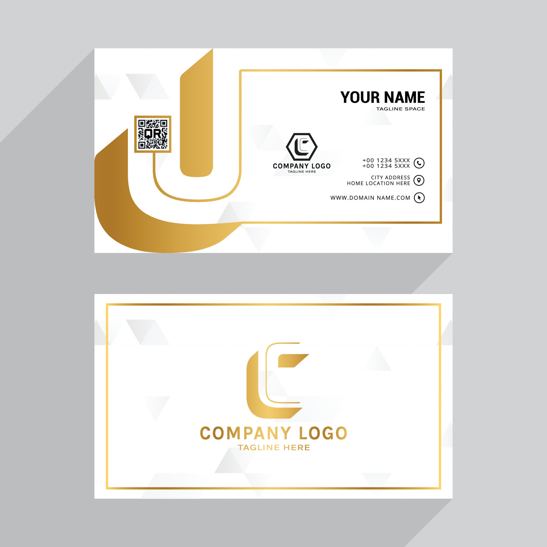 Vector Business cards and Modern Creative and Clean template. simple ... Vector Business cards and Modern Creative and Clean template. simple ...