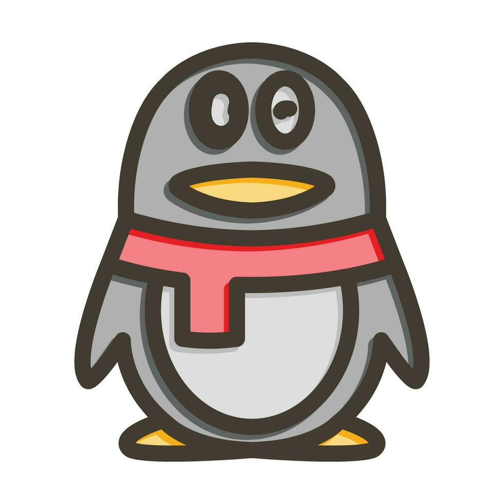 QQ Vector Thick Line Filled Colors Icon For Personal And Commercial Use. 29094984 Vector Art at ...