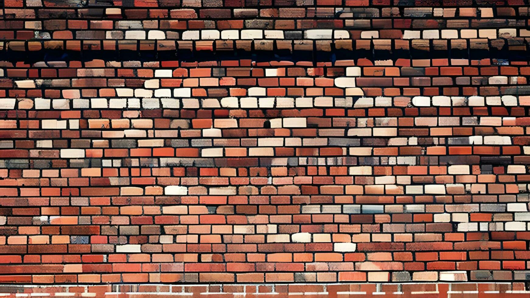 Old and new Brick Wall Background with ai generated 29096130 Stock ...