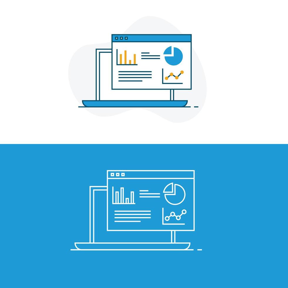 Data Analytics Icon Business Intelligence Analytics Dashboard