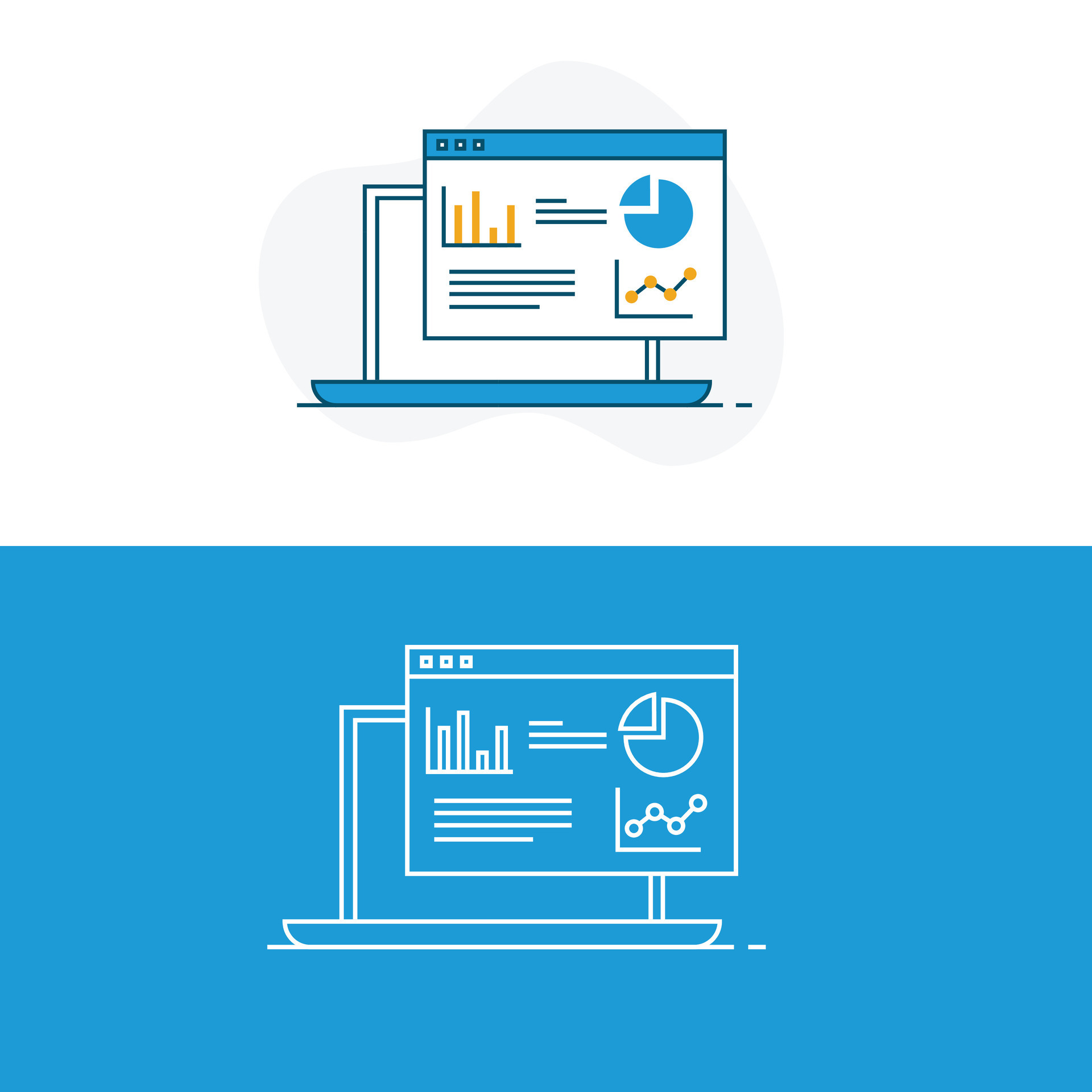Business Intelligence Dashboard Icon