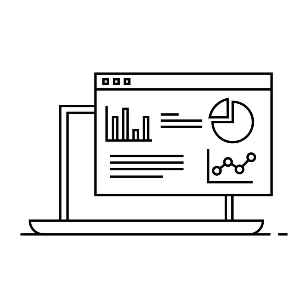 Data Analytics Icon Business Intelligence Analytics Dashboard