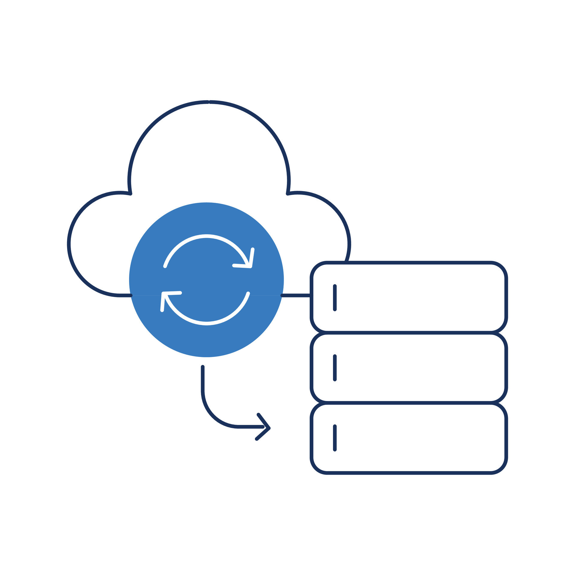 Pull Data Synchronization Vector Editable Stroke Icons. 29098204 Vector Art at Vecteezy