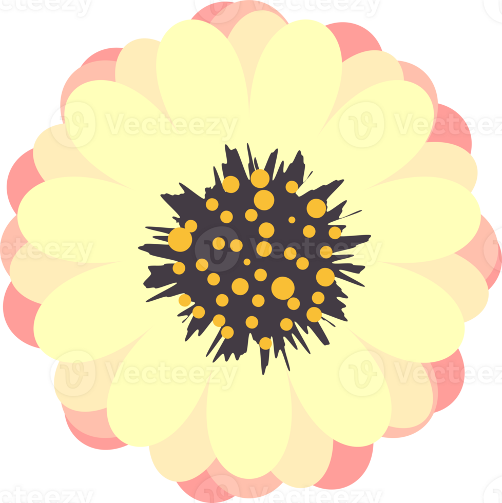 Cute Flower Cartoon Flat Design 29102362 Png