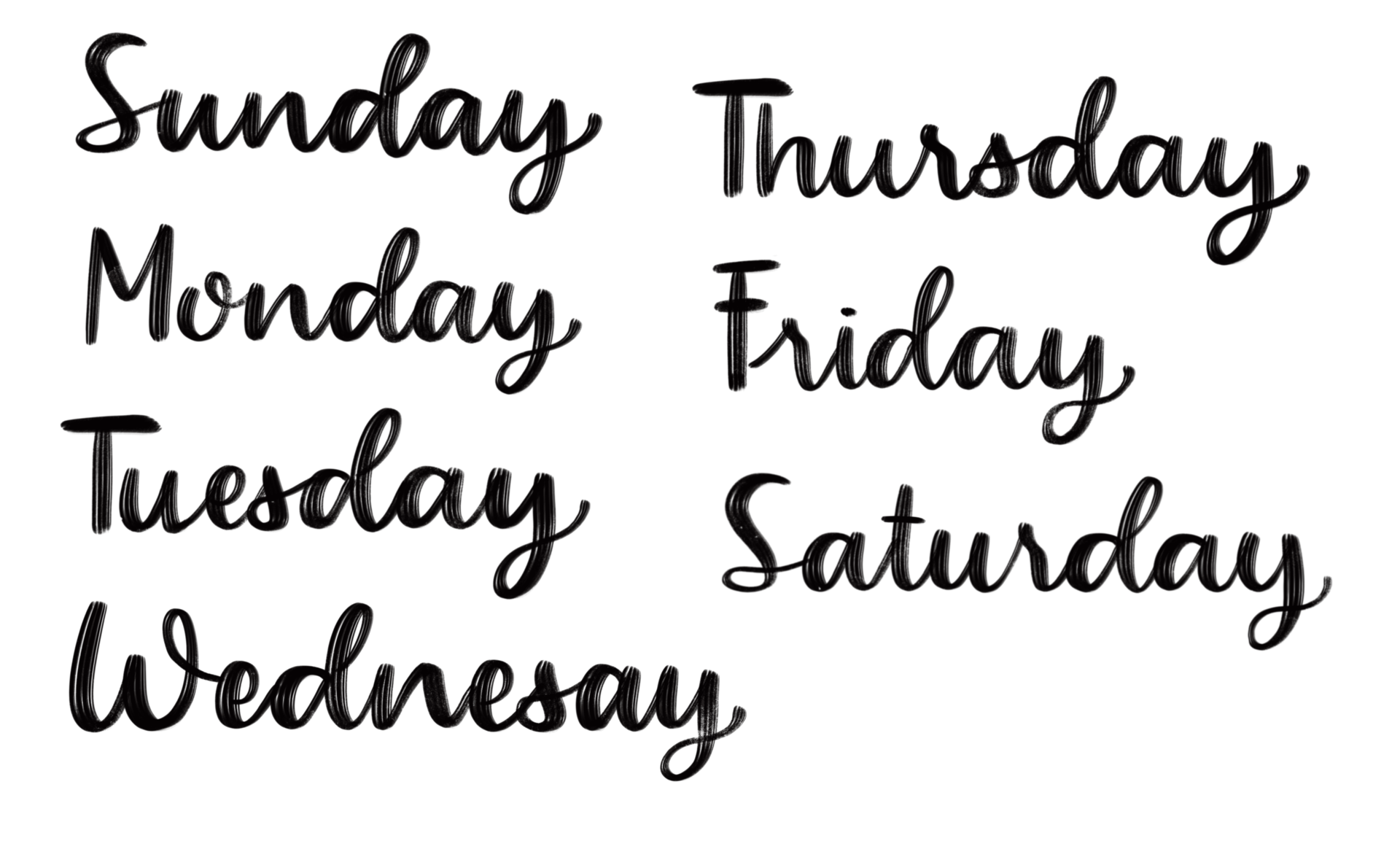 name-of-7-days-isolated-on-transparent-background-29102878-png