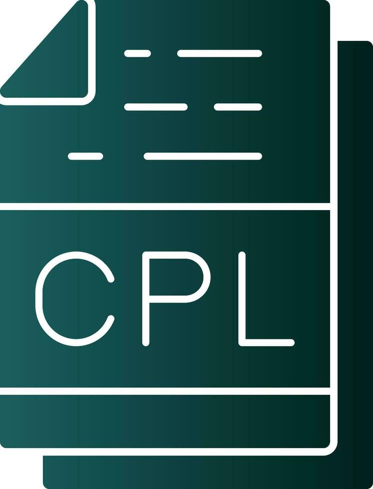cpl archivo formato vector icono diseño 29103168 Vector en Vecteezy