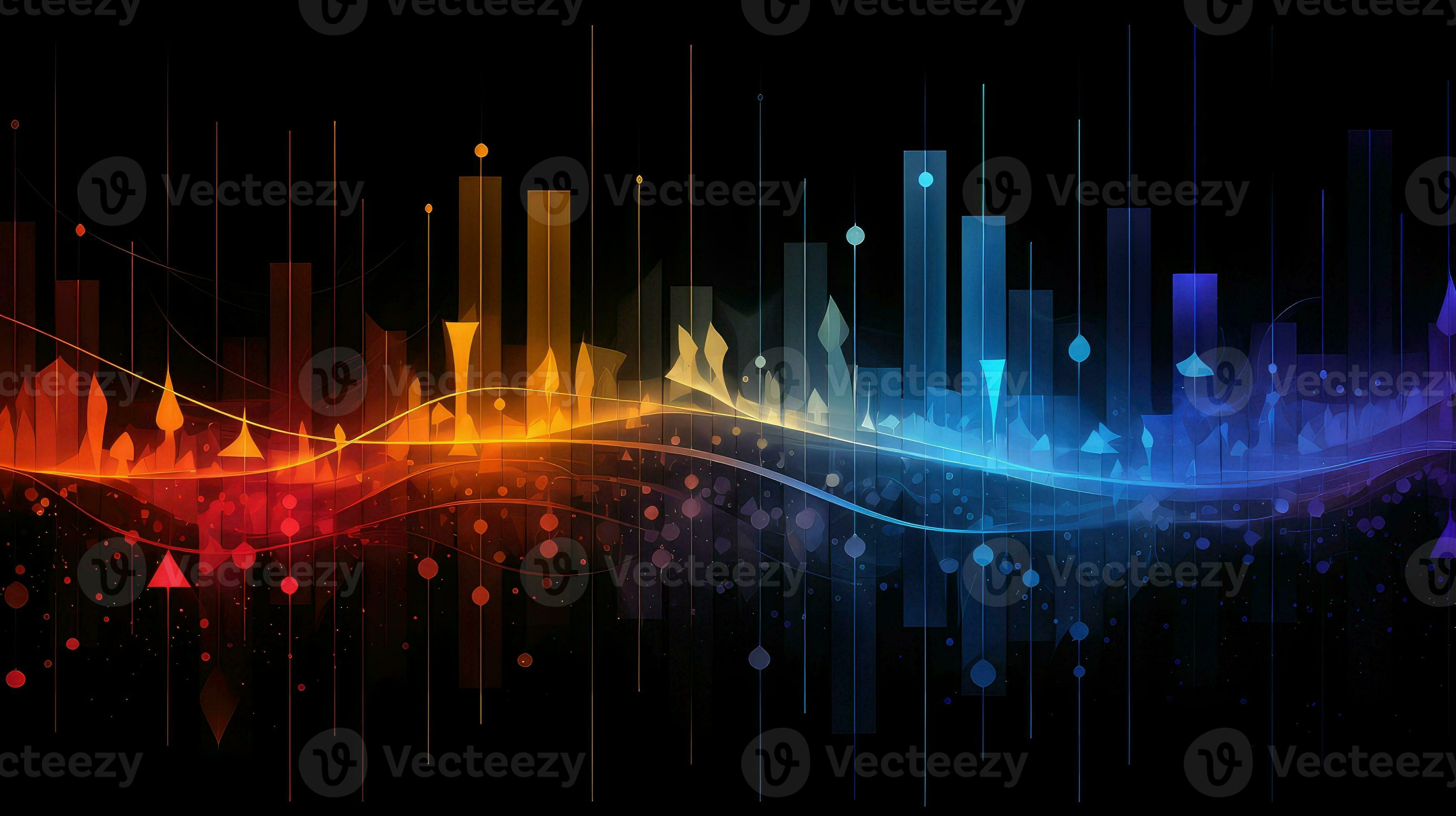 music musical visualization visualization ai generated 29109734 Stock ...