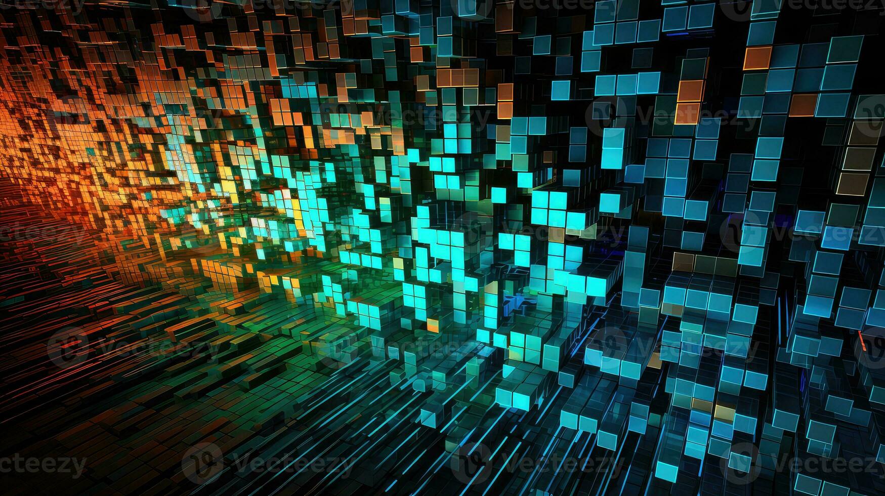 science algorithmic grid abstract ai generated 29110284 Stock Photo at Vecteezy