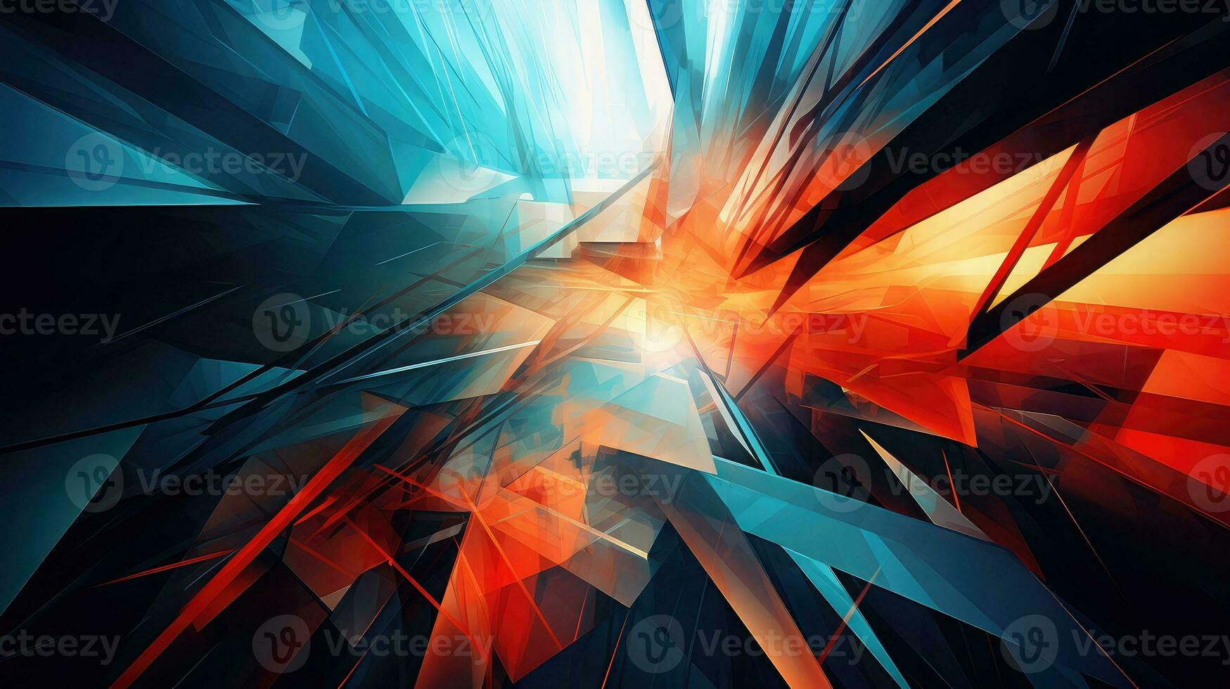 geometric angular intersections visually ai generated 29110343 Stock Photo at Vecteezy