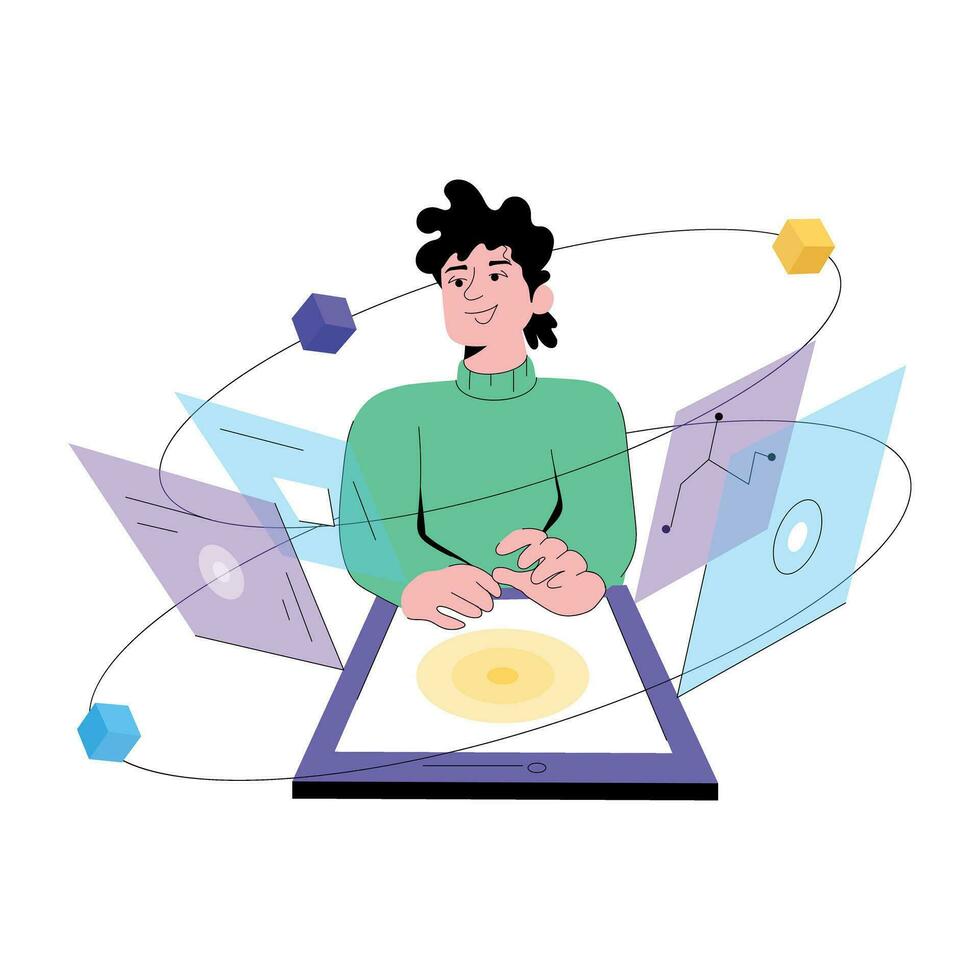 Trendy AI Technology 29111536 Vector Art at Vecteezy