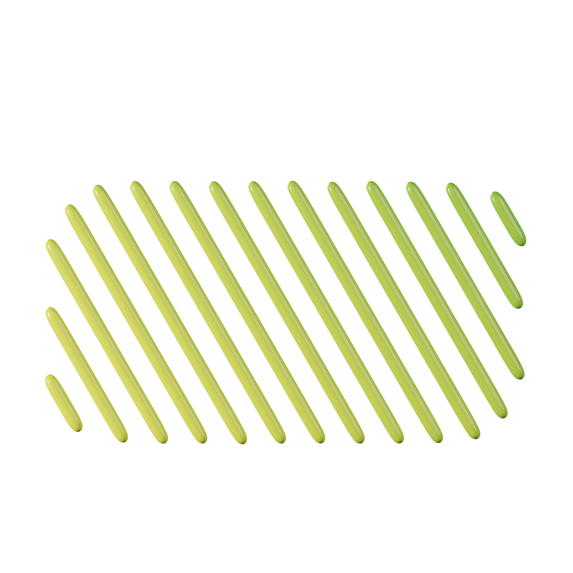 Rectangle Shape Yellow Green Gradient 3d Rendering 29128845 Png