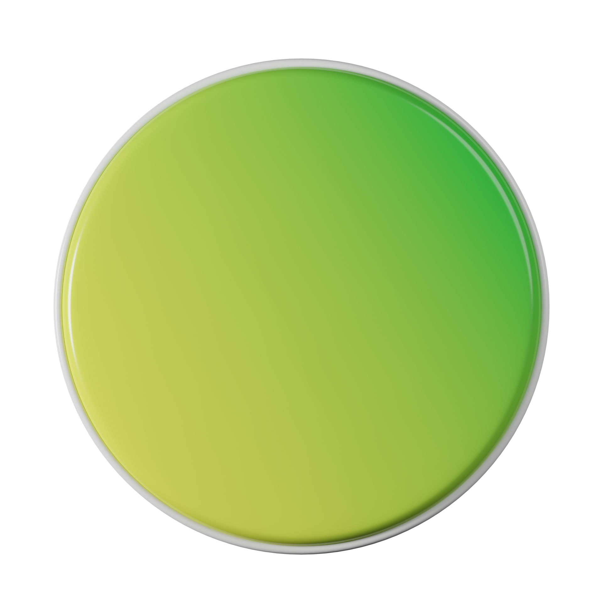 Circle Shape Yellow Green Gradient 3d Rendering 29128858 Png