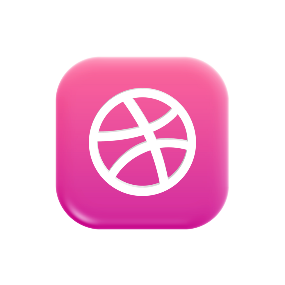 Dribbble 3D Icon 29129370 PNG