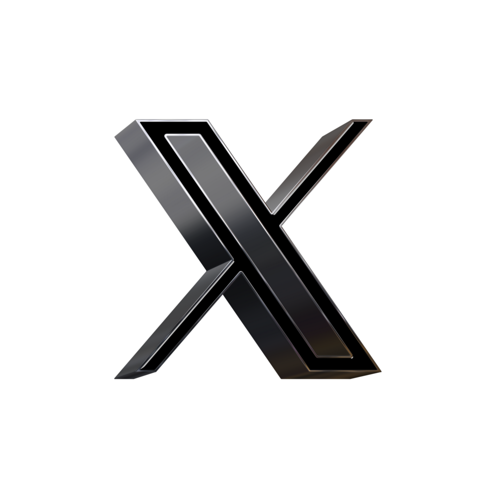 3D X Icon 29129398 PNG