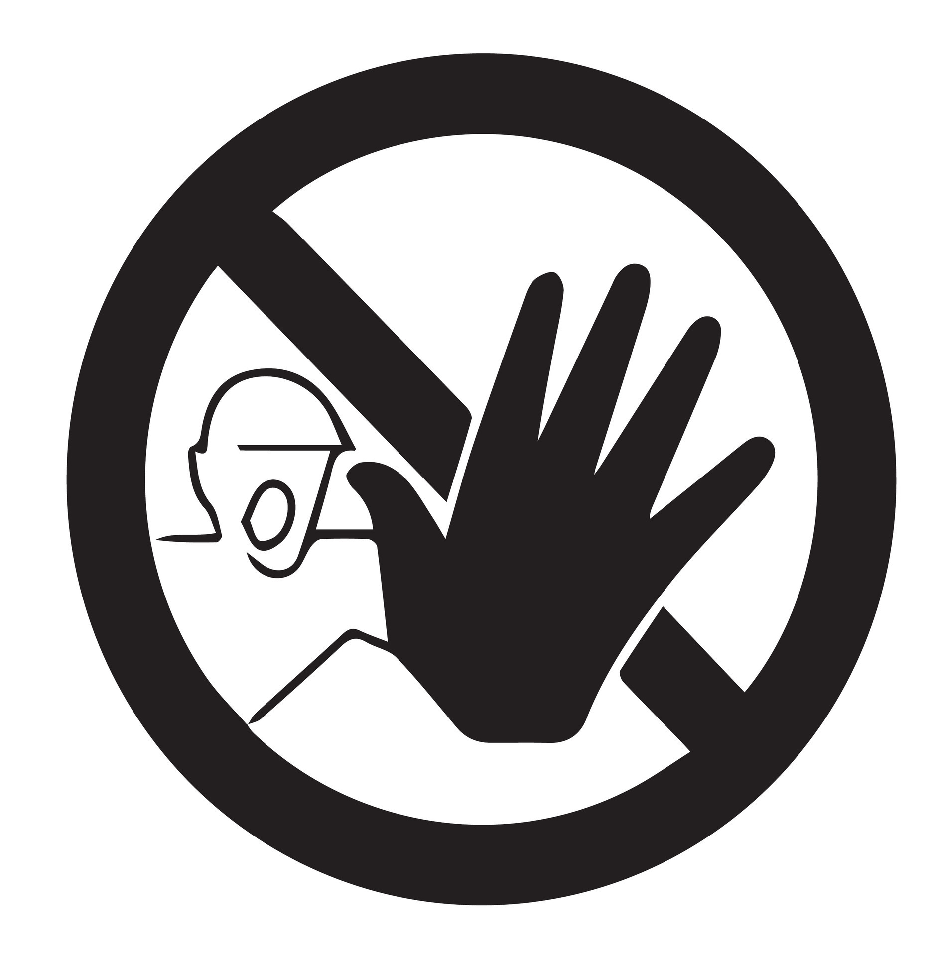 NO ACCES FOR UNAUTHORIZED PERSONS 29131396 Vector Art at Vecteezy