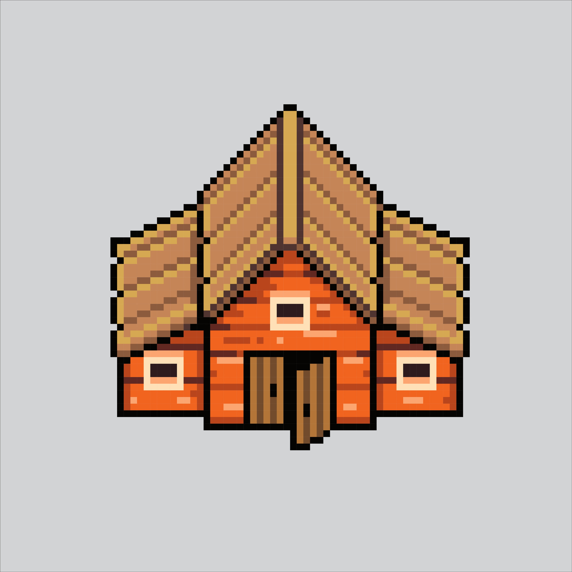 Pixel art illustration Barn. Pixelated Barn. Barn building farm icon ...