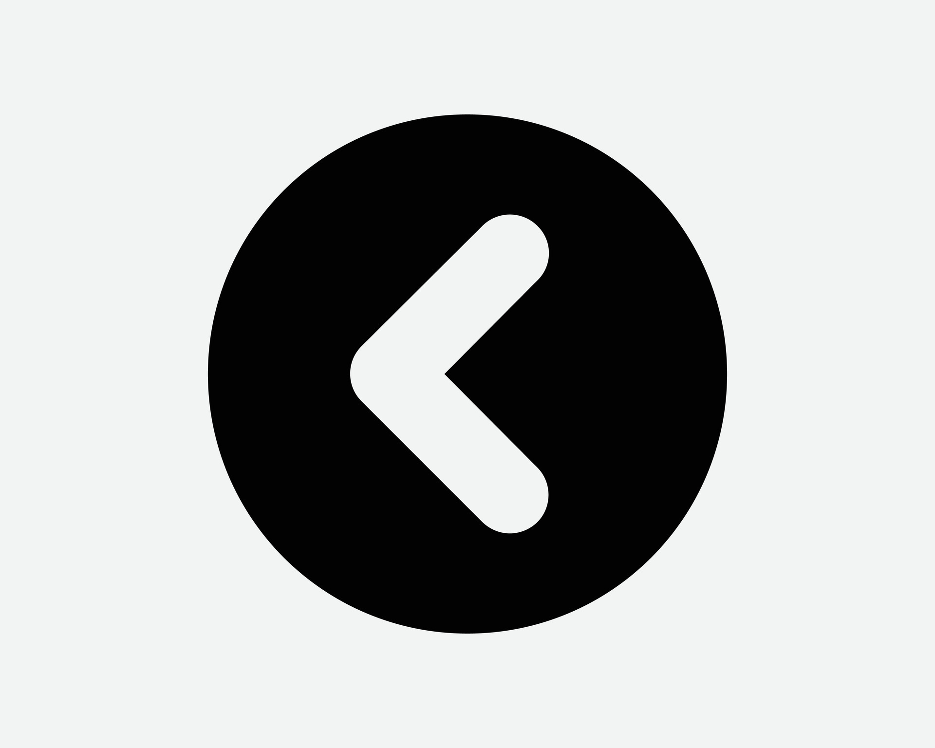 Round Left Arrow Icon West Side Circular Circle Button Navigation Position Direction Path Road