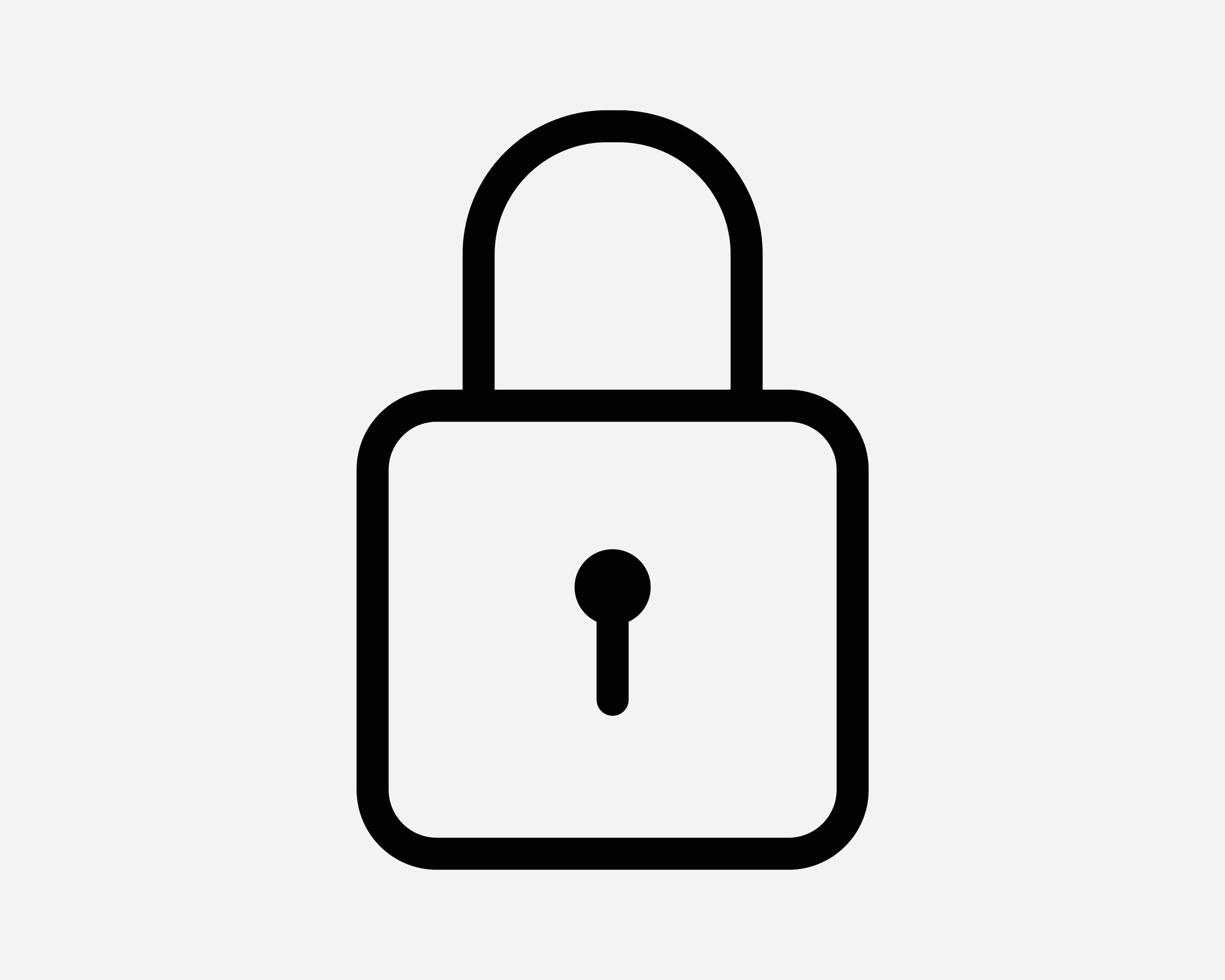 Padlock Icon Key Hole Secure Lock Security Private Access Confidential ...