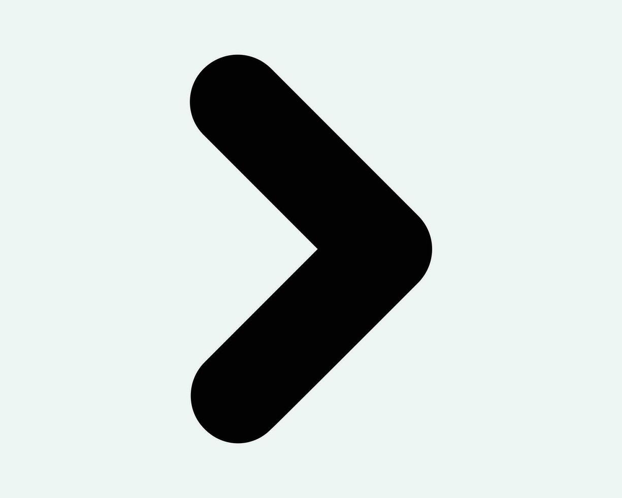 Arrow Right Icon East Side Next Forward Swipe Gesture Pointer Point Navigation Path Direction