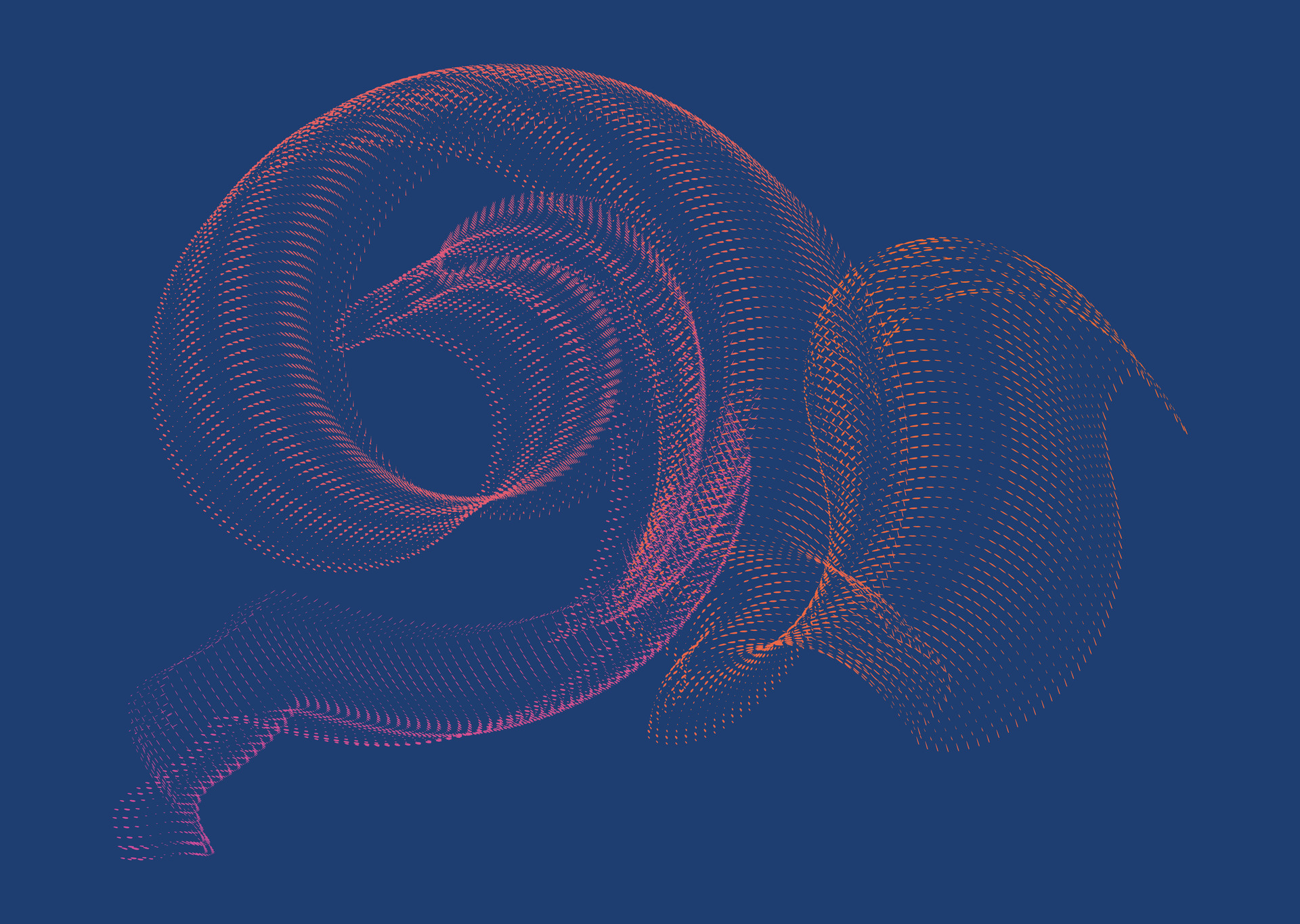 A Blue Background With A Wave Pattern Wit Halftone Dot Effect 29137969