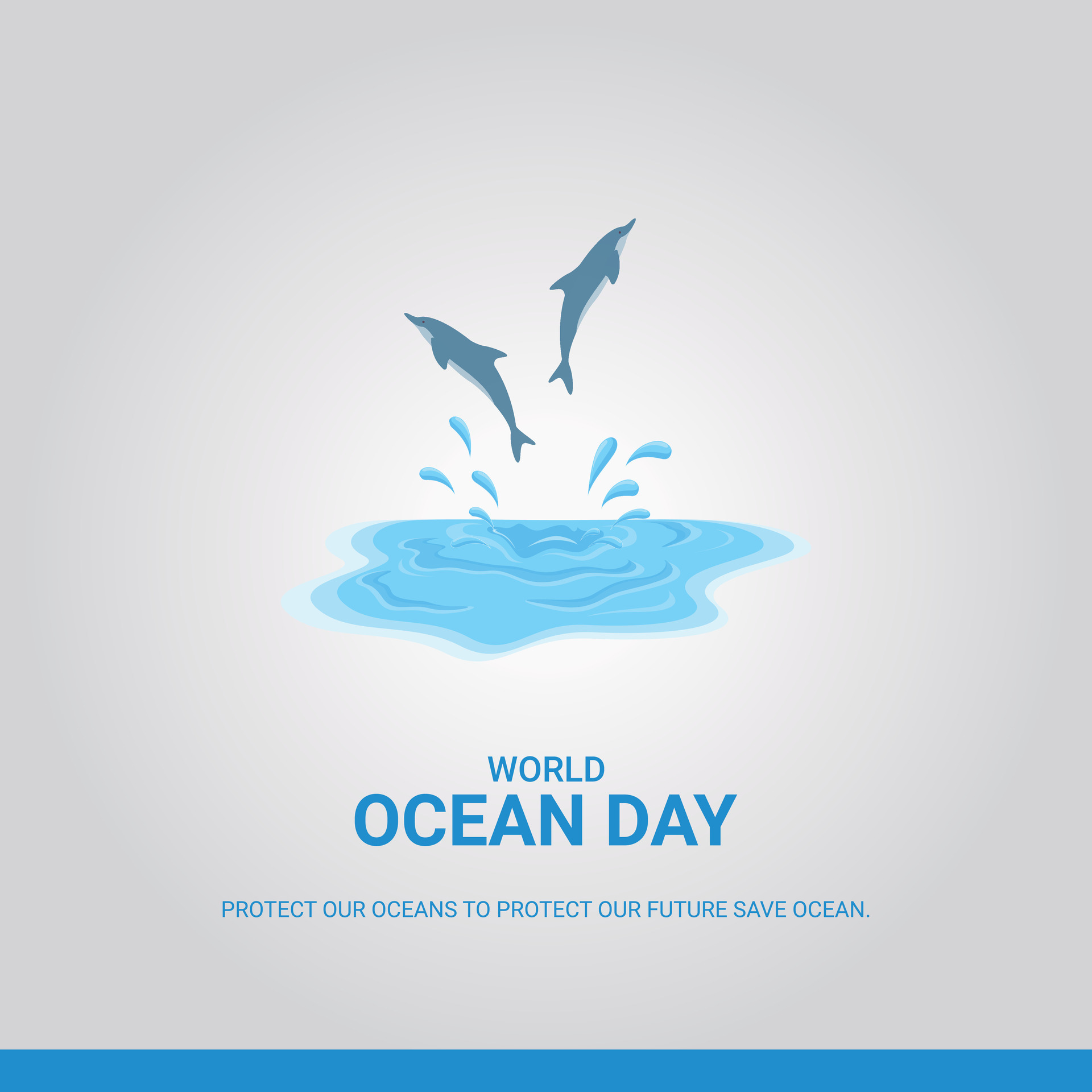 World Ocean Day 3d Illustrations Design For Social Media Creative