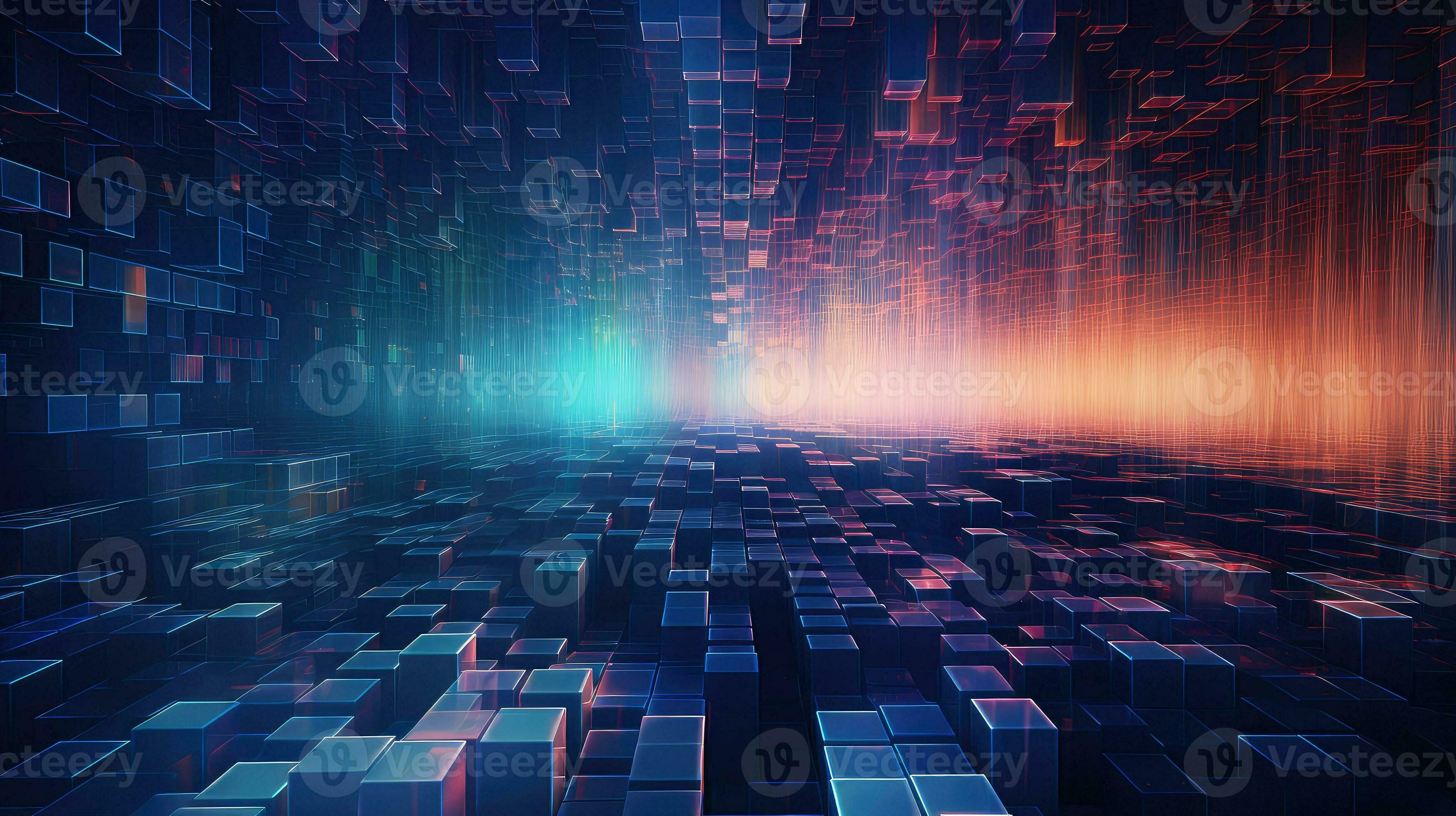 tecnología ciberflujo matriz matriz ai generado 29140552 Foto de stock en Vecteezy