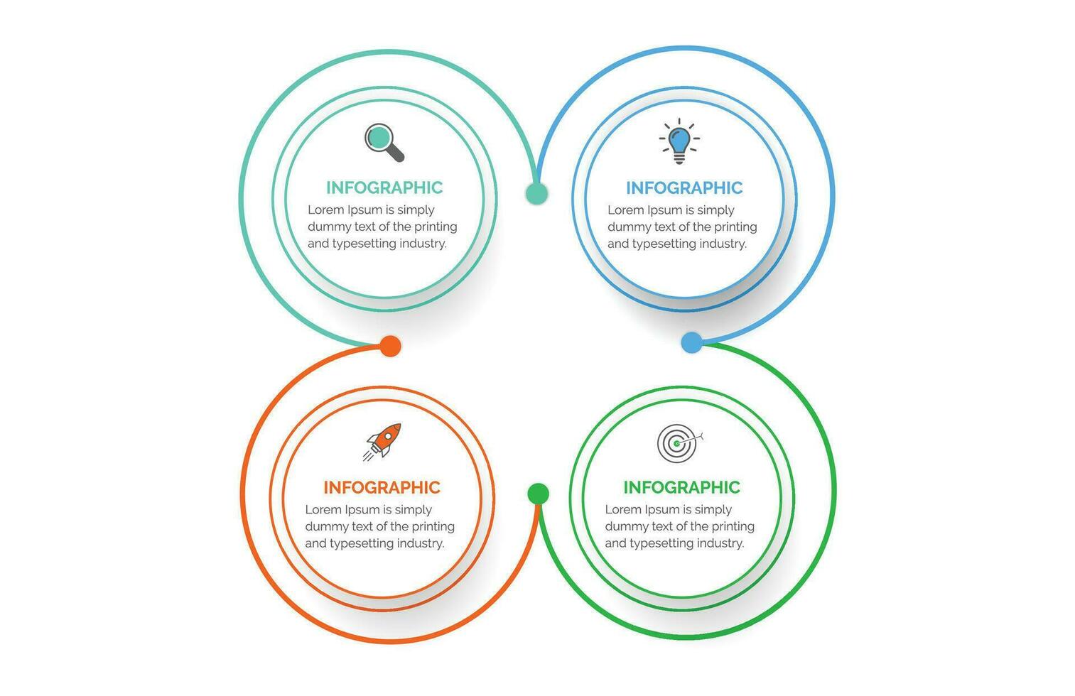Business data visualization. Process chart. Abstract elements of graph, diagram with steps ...