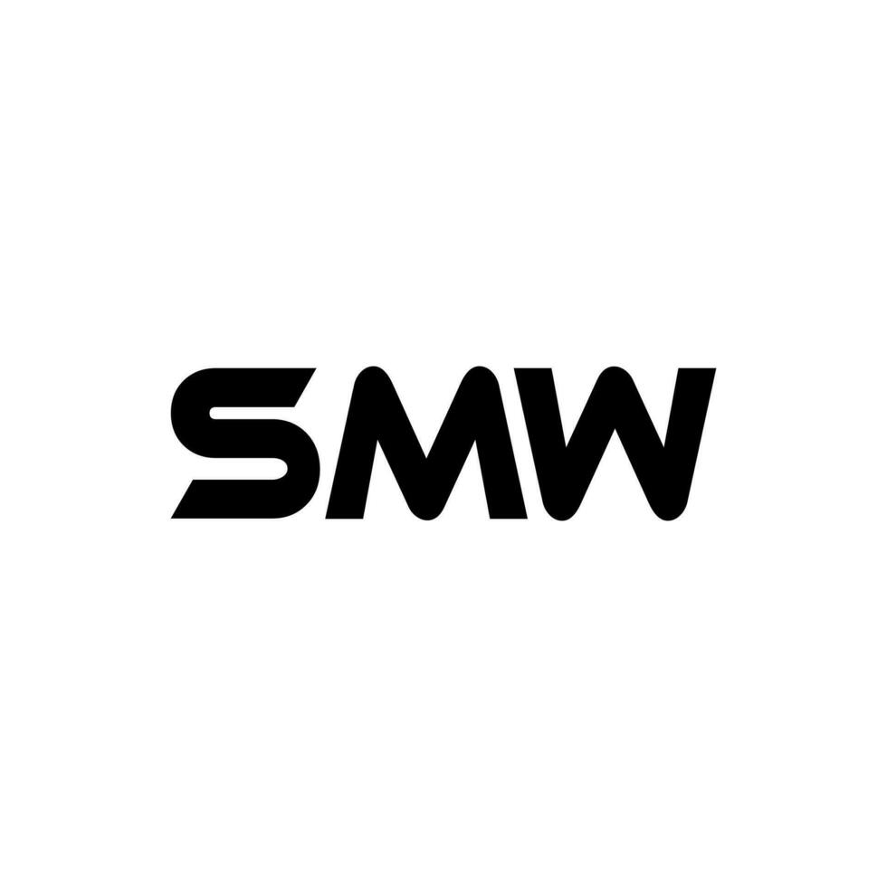 SMW Letter Logo Design, Inspiration for a Unique Identity. Modern Elegance and Creative Design ...