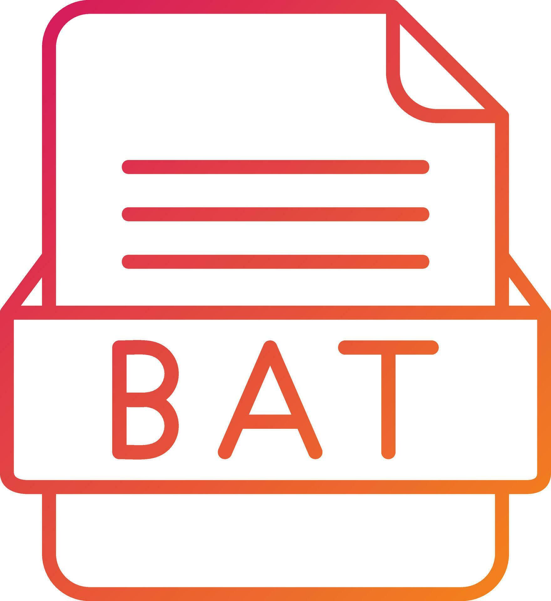 BAT File Format Icon 29148529 Vector Art at Vecteezy