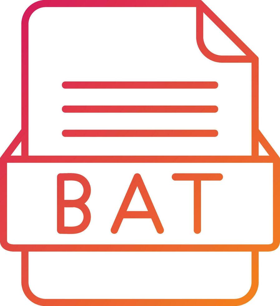 BAT File Format Icon 29148529 Vector Art at Vecteezy