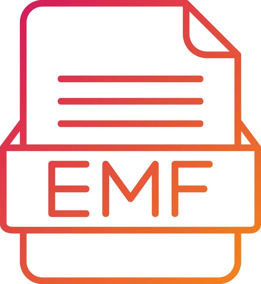 Emf File Format Icon 29148635 Vector Art At Vecteezy