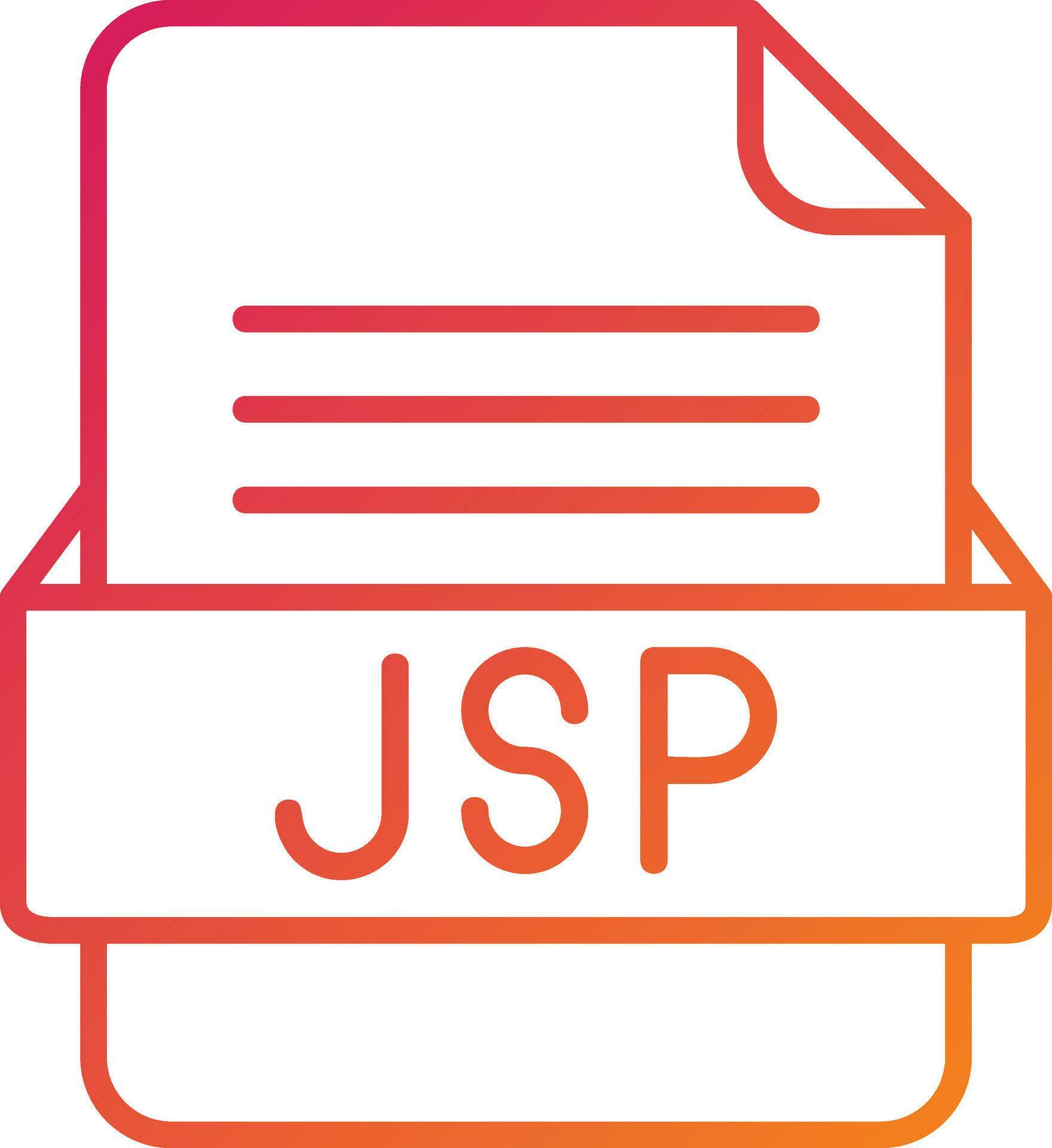 JSP File Format Icon 29148788 Vector Art at Vecteezy