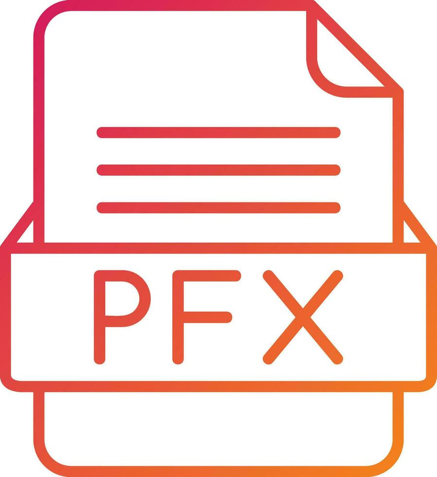 Pfx File Format Icon 29148798 Vector Art At Vecteezy