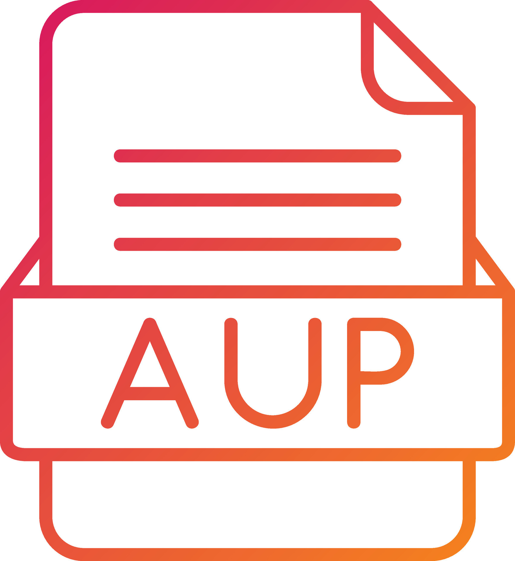 AUP File Format Icon 29148812 Vector Art at Vecteezy AUP File Format Icon 29148812 Vector Art at Vecteezy