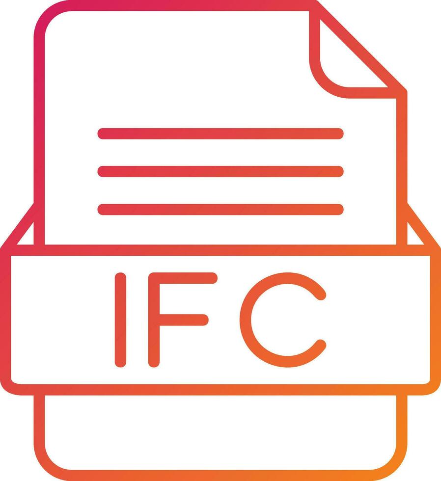 Ifc File Format Icon 29148830 Vector Art At Vecteezy