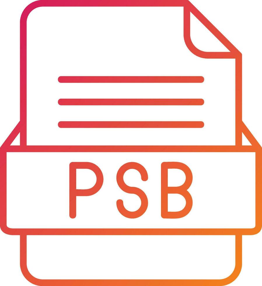 Psb File Format Icon 29149221 Vector Art At Vecteezy
