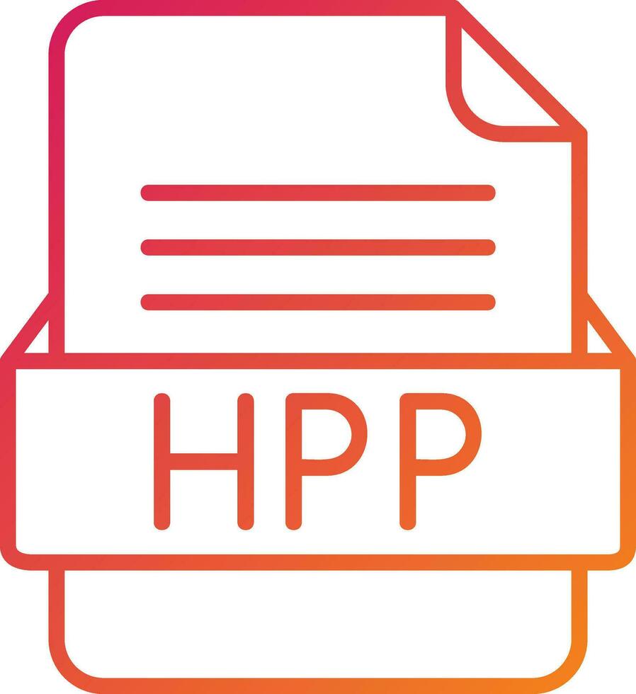 Hpp File Format Icon 29149235 Vector Art At Vecteezy