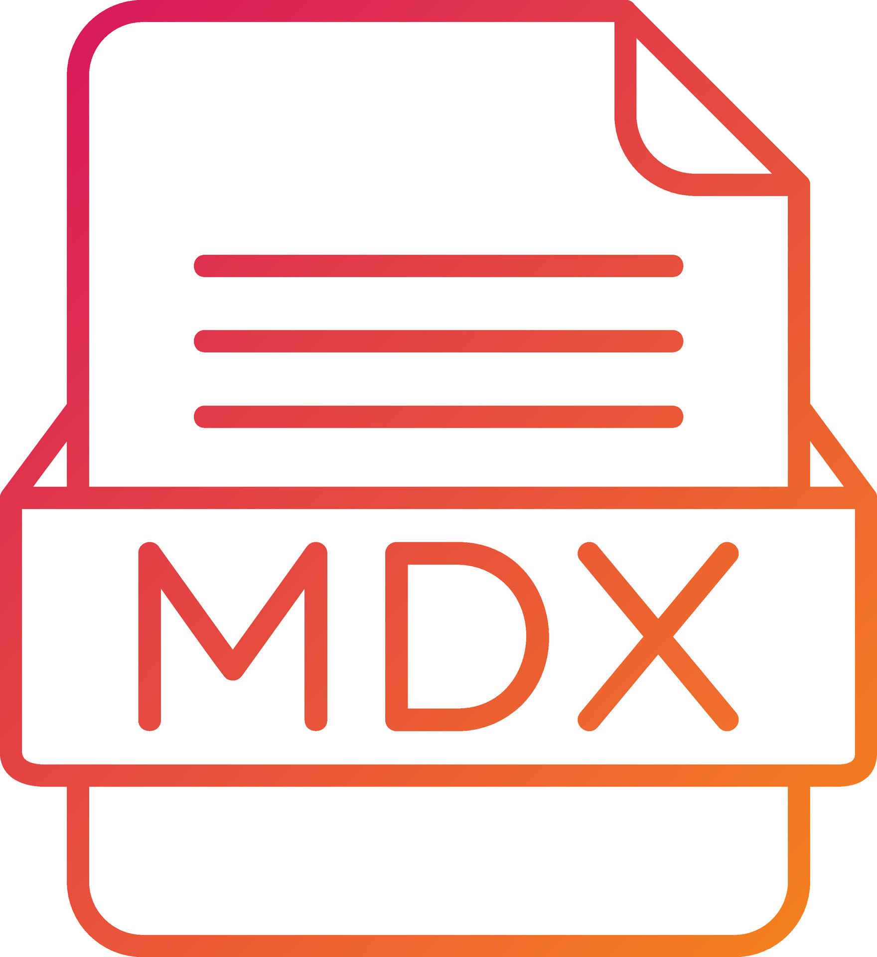 MDX File Format Icon 29149292 Vector Art at Vecteezy MDX File Format Icon 29149292 Vector Art at Vecteezy