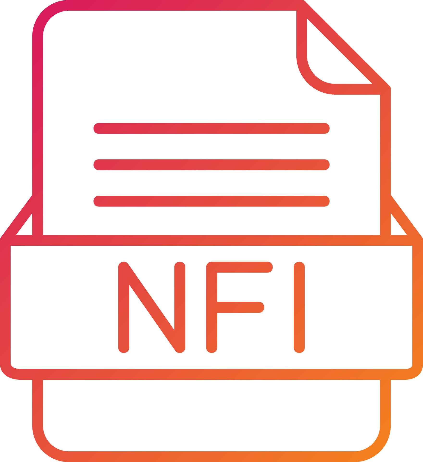 NFI File Format Icon 29149307 Vector Art at Vecteezy
