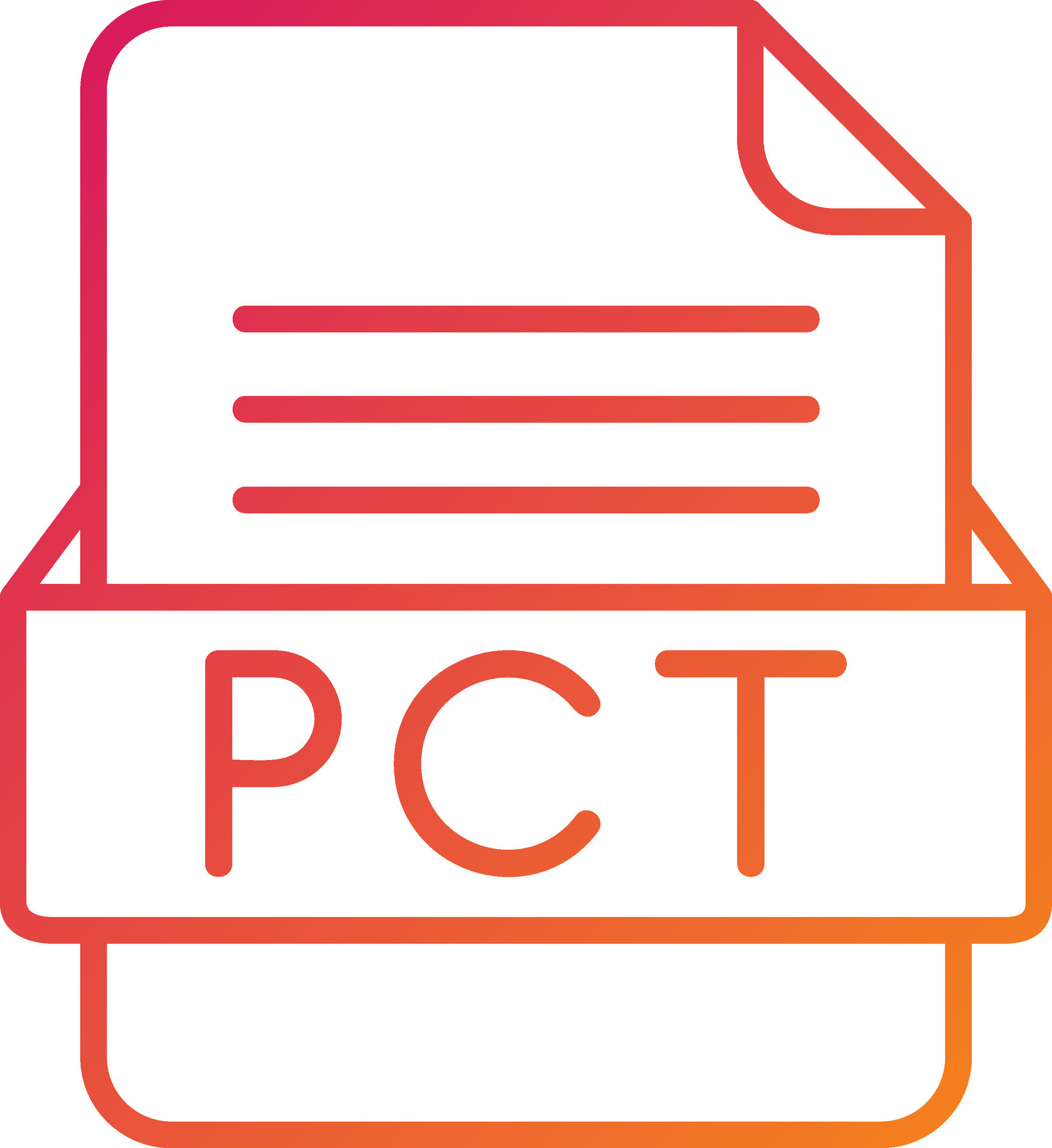 Pct File Format Icon 29149541 Vector Art At Vecteezy