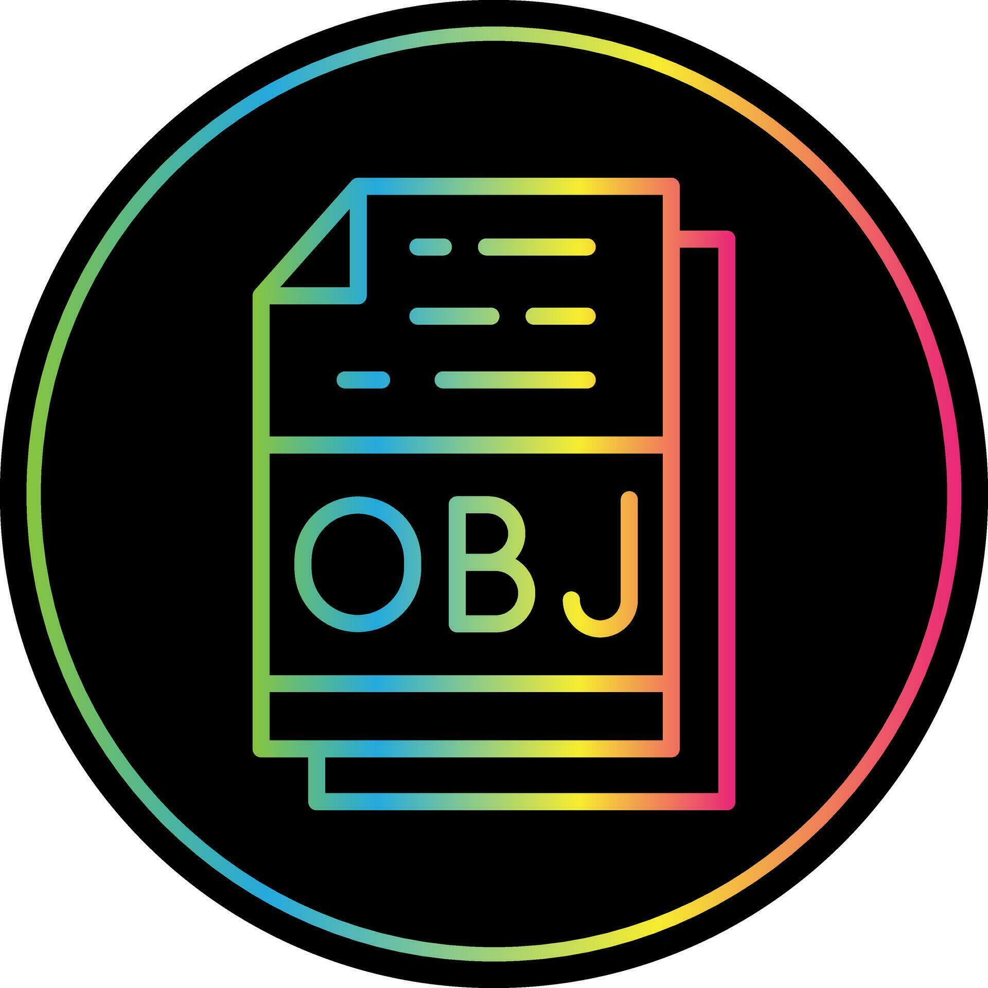 Obj File Format Vector Icon Design 29150789 Vector Art at Vecteezy