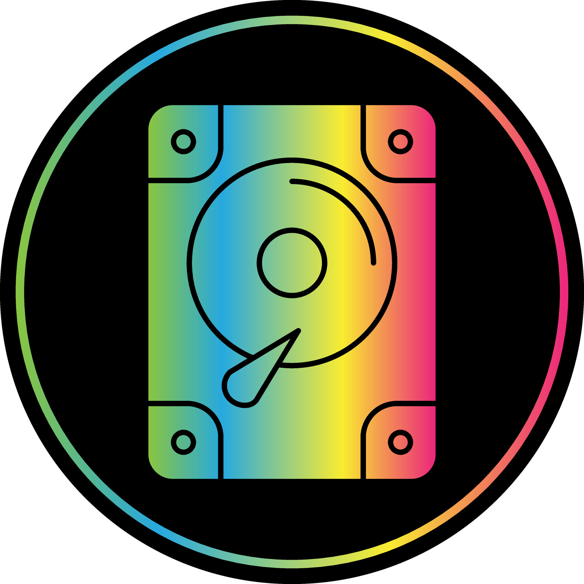Hard Disk Drive Vector Icon Design 29151953 Vector Art At Vecteezy