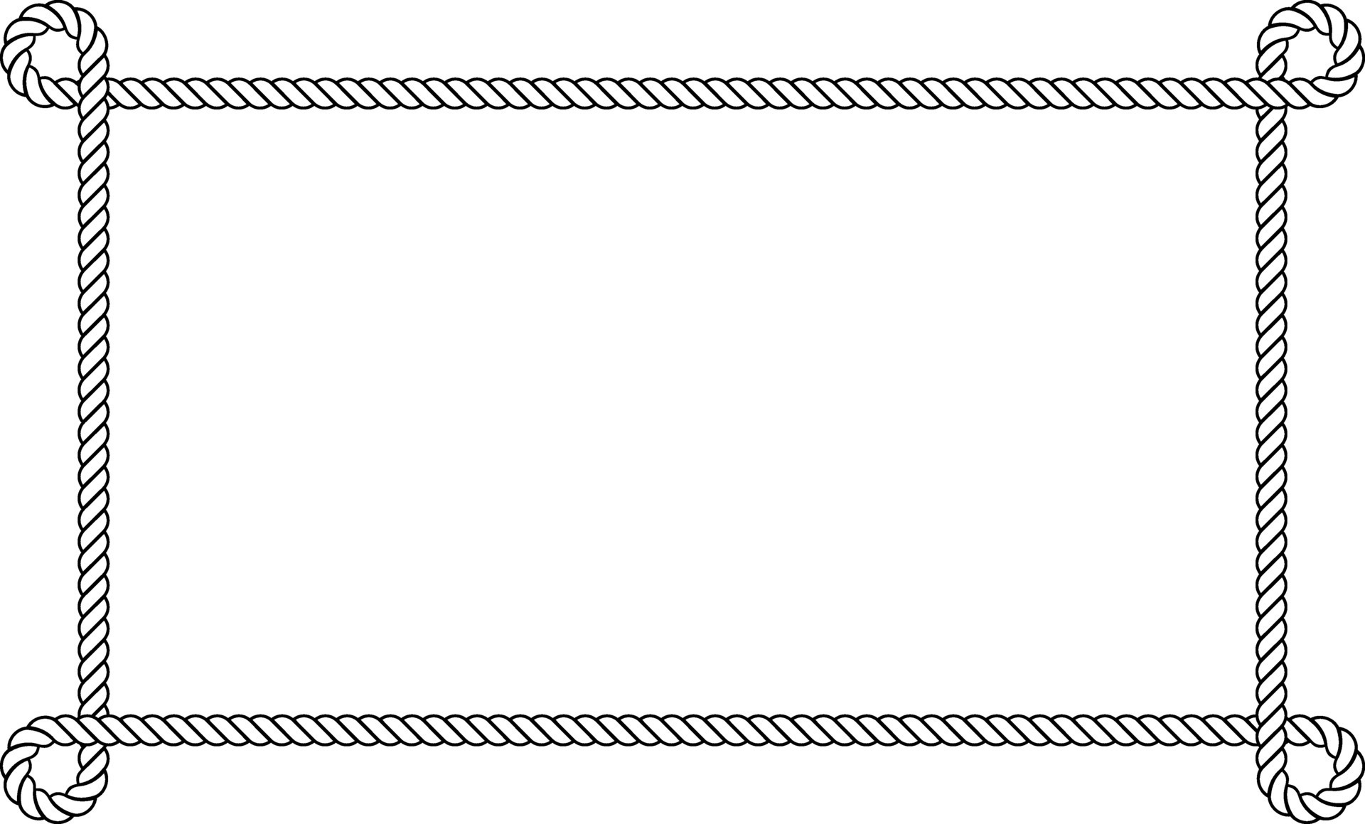 Rectangular Outline Rope Frame With Copy Space For Text Or Design 29153943 Vector Art At Vecteezy