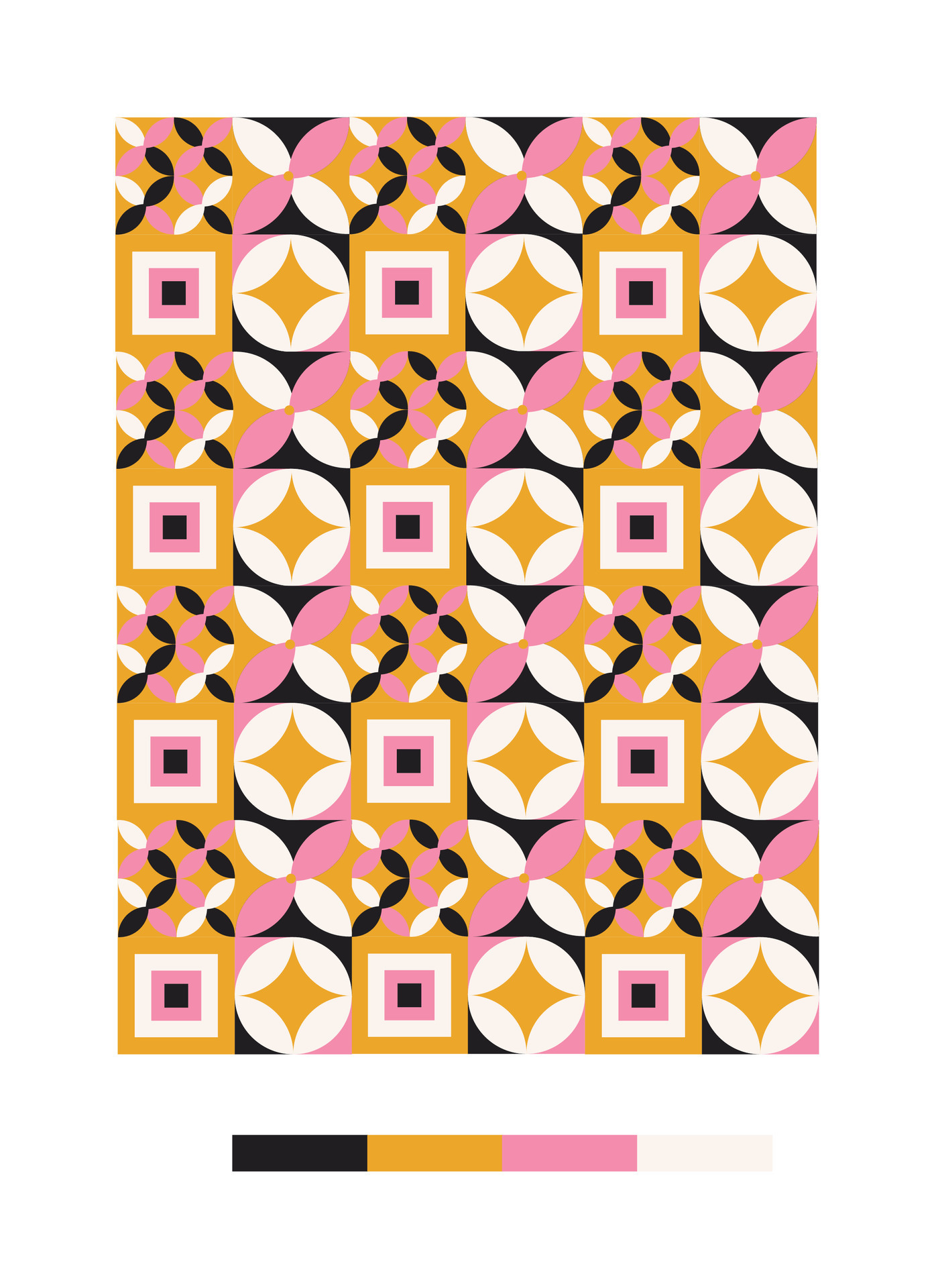 a colorful pattern with geometric shapes and colors 29156787 Vector Art ...